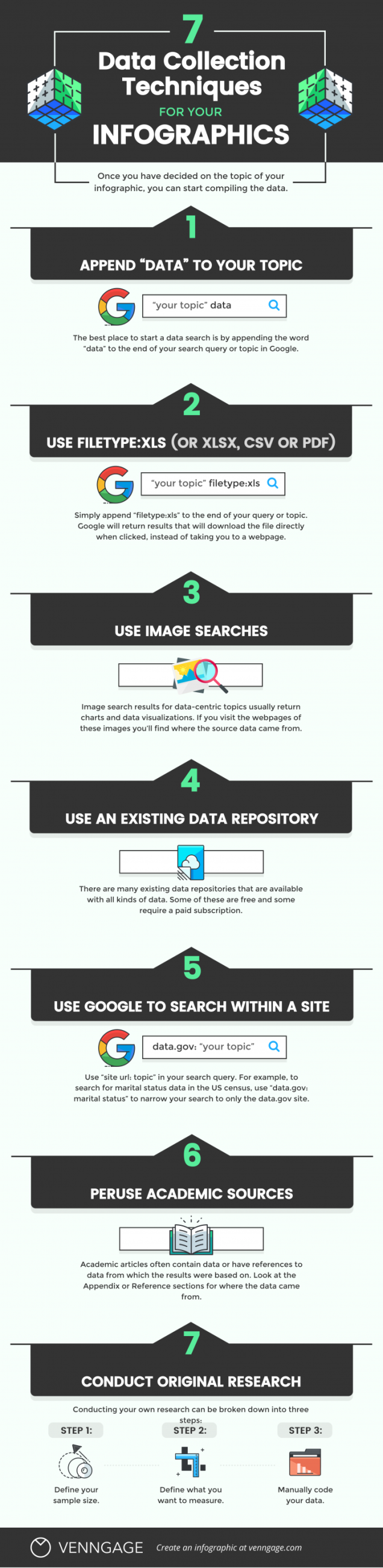 7 Data Collection Techniques For Your Next Infographic - #infographic