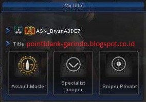 Point Blank Garena Indonesia: Title TACTILITE T2, MAGNUM & CYTEC