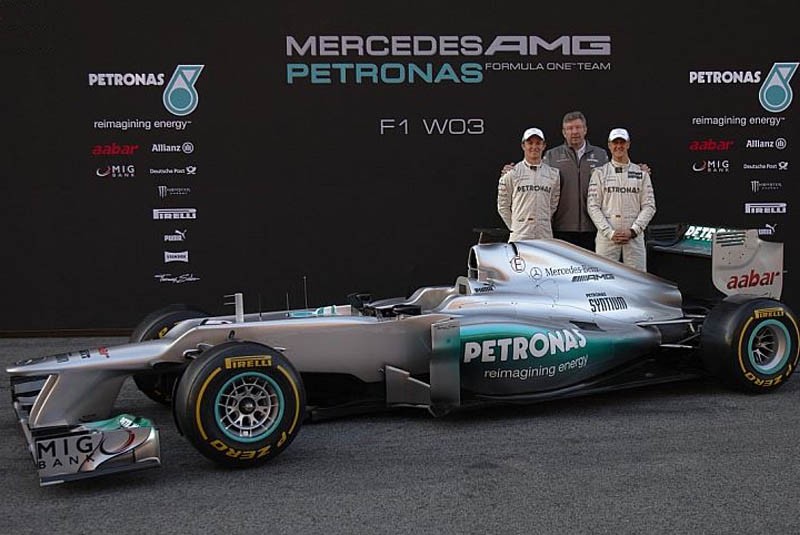 F1 2012 Mercedes AMG F1 W03 Presentado