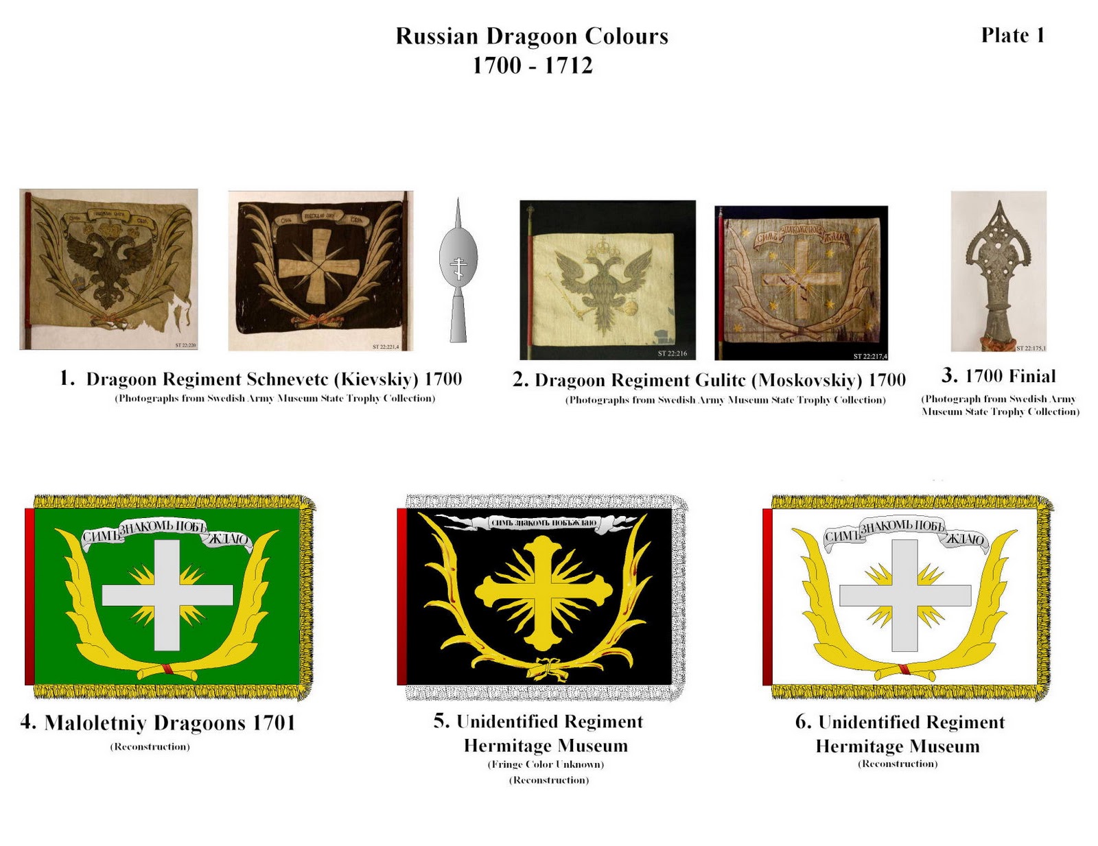 Oderint Dum Probent: Russian dragoon colors 1700-12