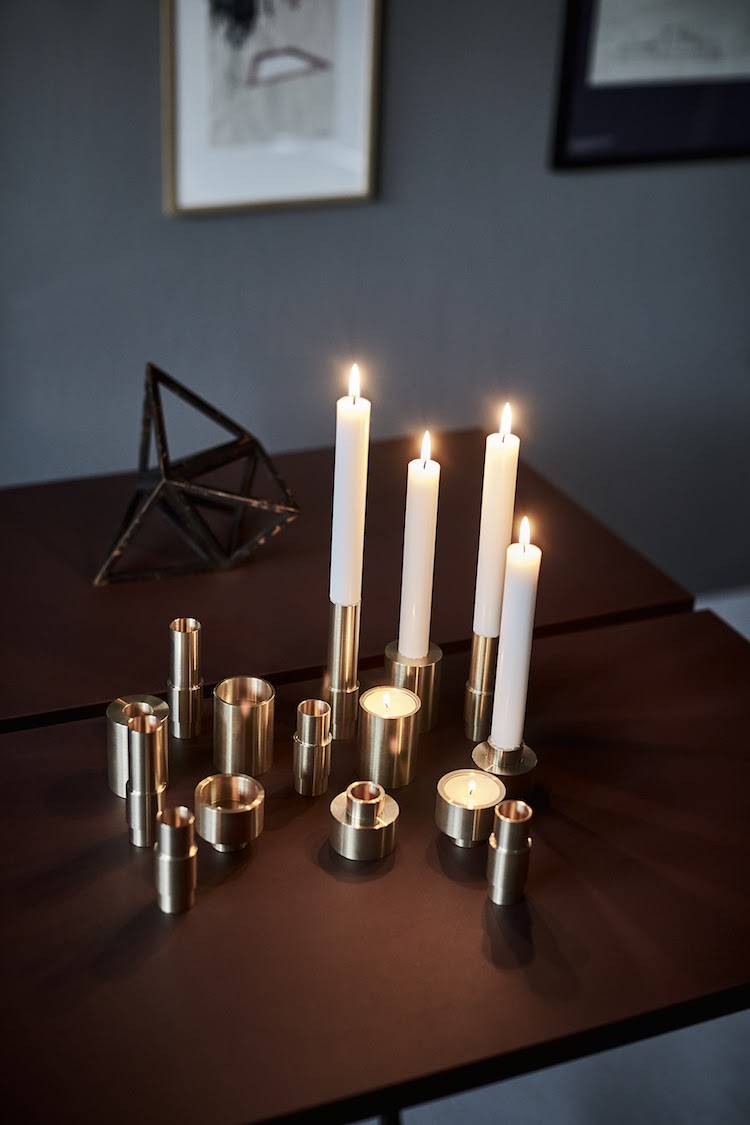 my scandinavian home: Win Three Danish Brass Candlesticks from JENSENplus!