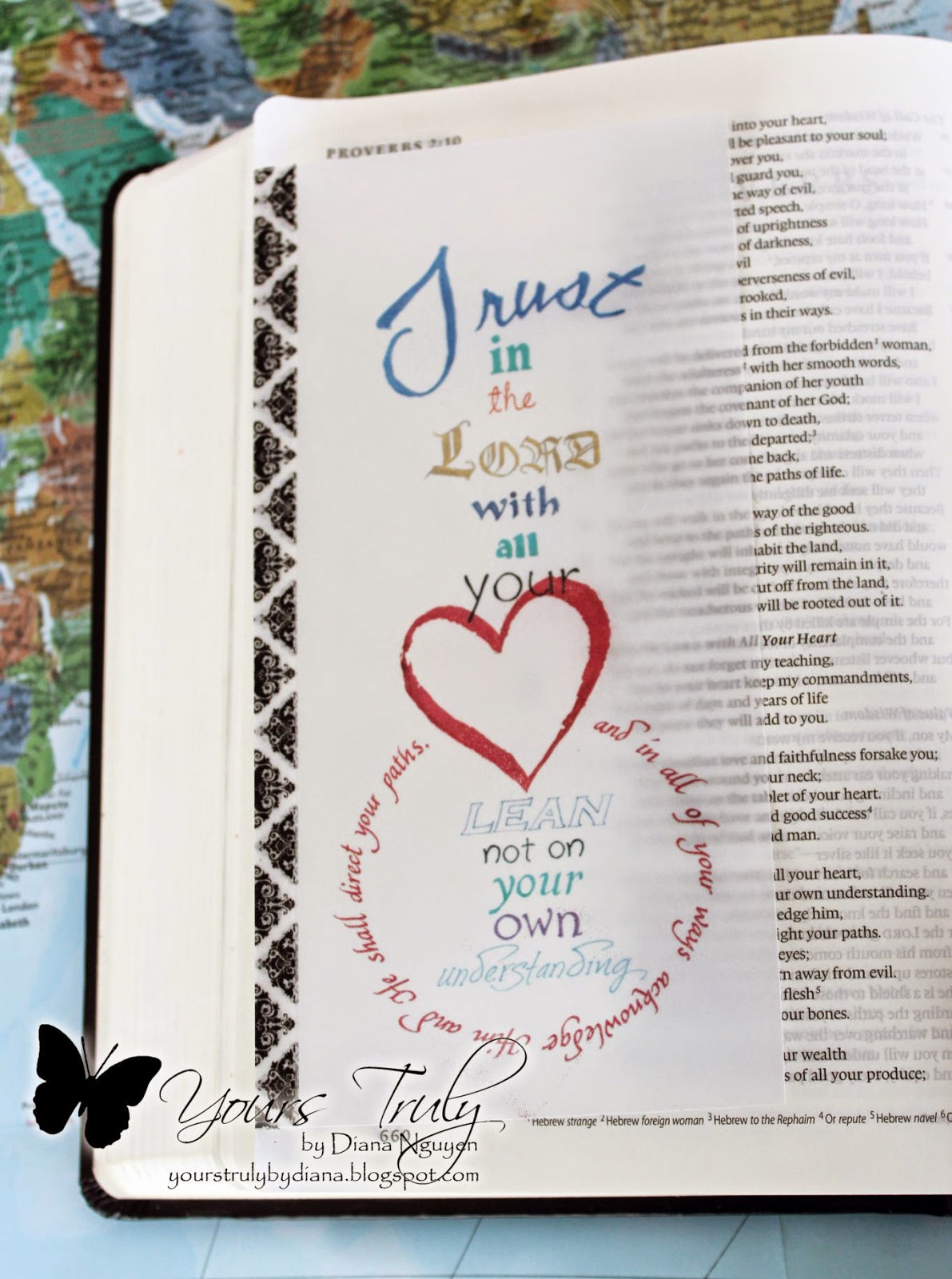 Yours Truly: Proverbs 3:5-6