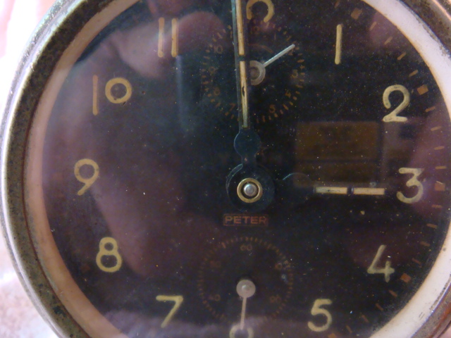 Asian Antiquues: Peter German Alarm Clock.SOLD