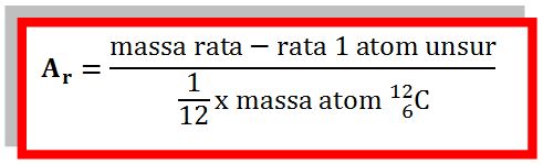 Cara Menentukan Massa Atom dan Molekul Relatif Unsur atau Senyawa ...