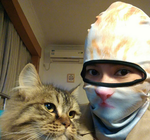 Calvin's Canadian Cave of Coolness: Cat & Dog Ski Neck & Face Mask