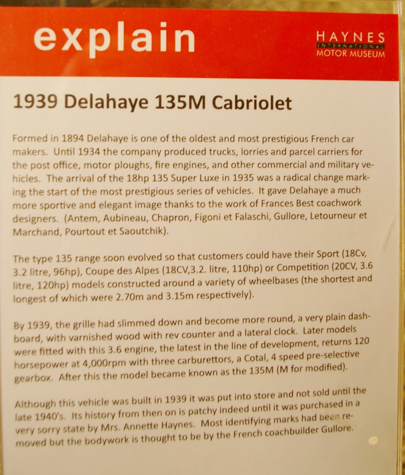 Haynes Motor Museum - International Car Events by Car Scene Int.