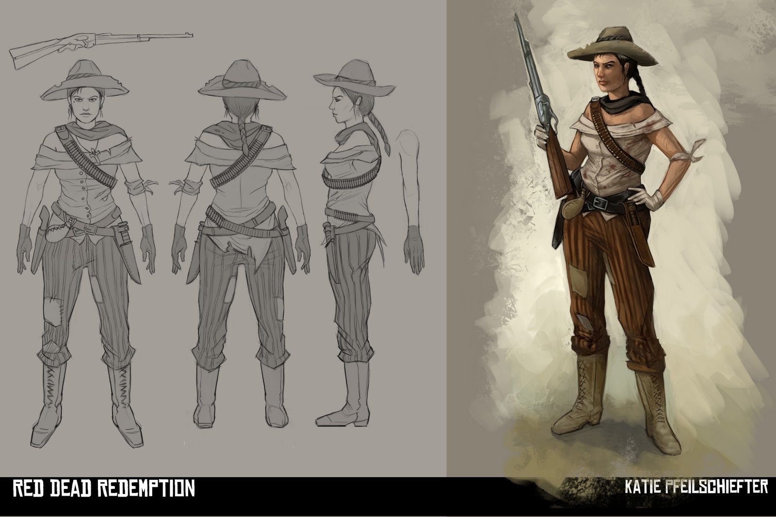 Graphite Dragons: RDR Character Design