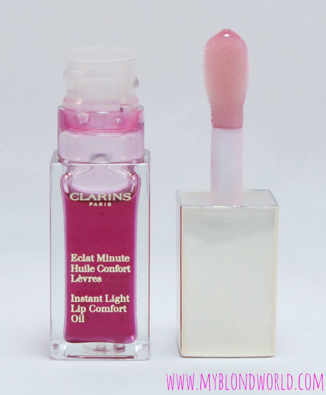 My Blond World: Recenze: Clarins Instant Light Lip Comfort Oil N°02 ...