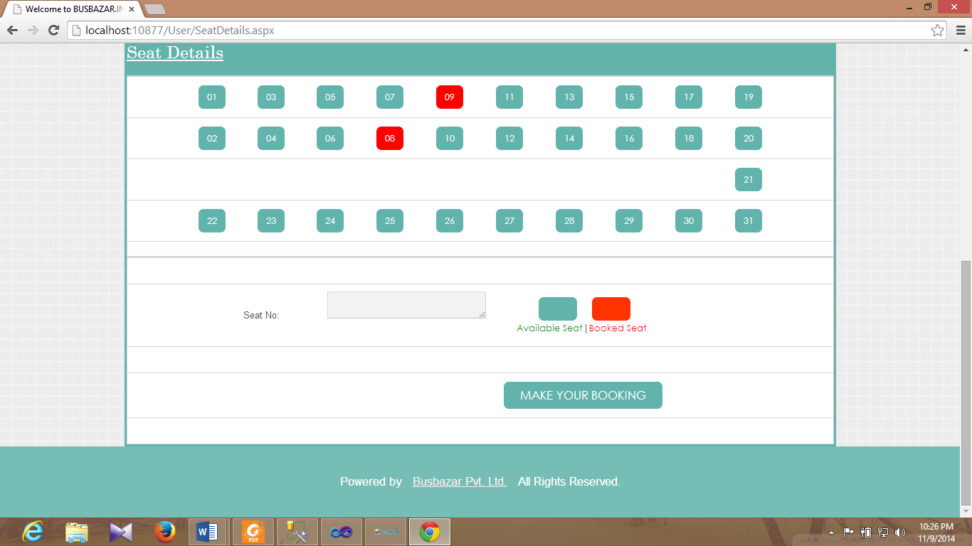 Tech Solution: Online Bus Reservation System project source code ...
