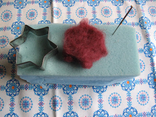 Verwonderland: Tutorial sterretje prikvilten / droogvilten