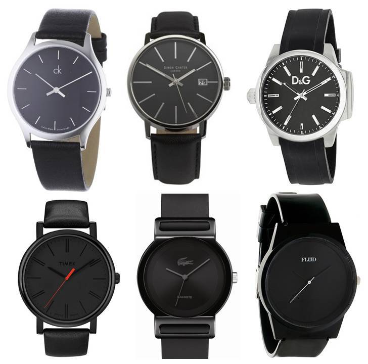 Trends On The Rocks: ESTILO: A moda é... Relógio Preto