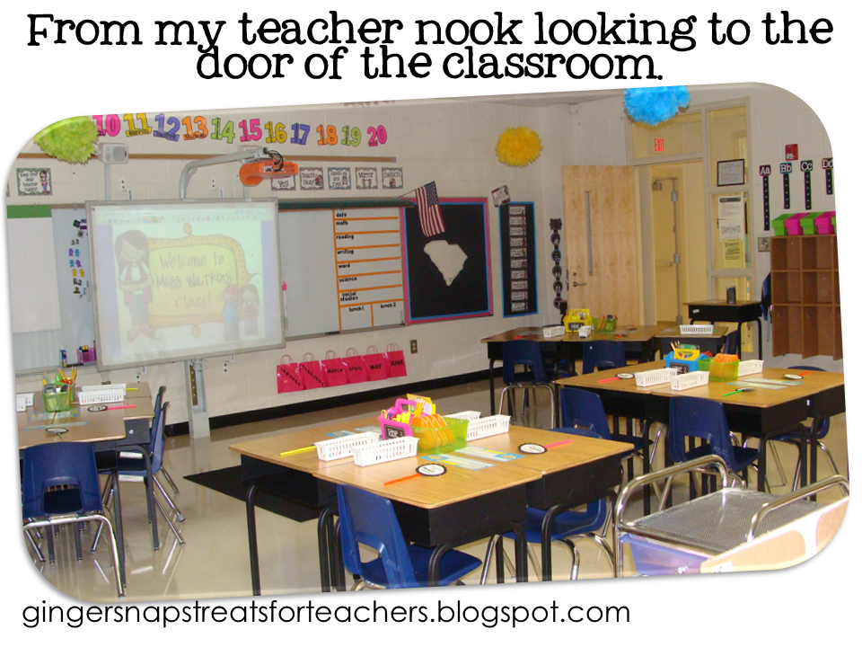 Ginger Snaps: Classroom Reveal and Must Haves Monday