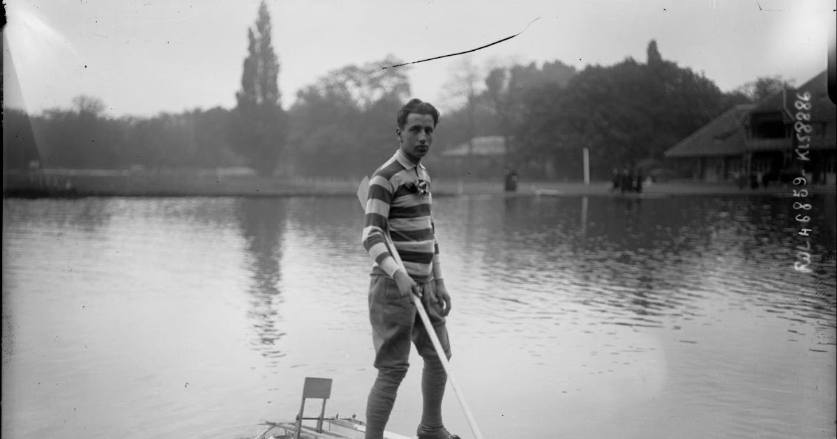 Skis for Walking on Water, ca. 1916 ~ Vintage Everyday