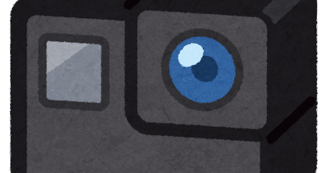 アクションカメラのイラスト | かわいいフリー素材集 いらすとや