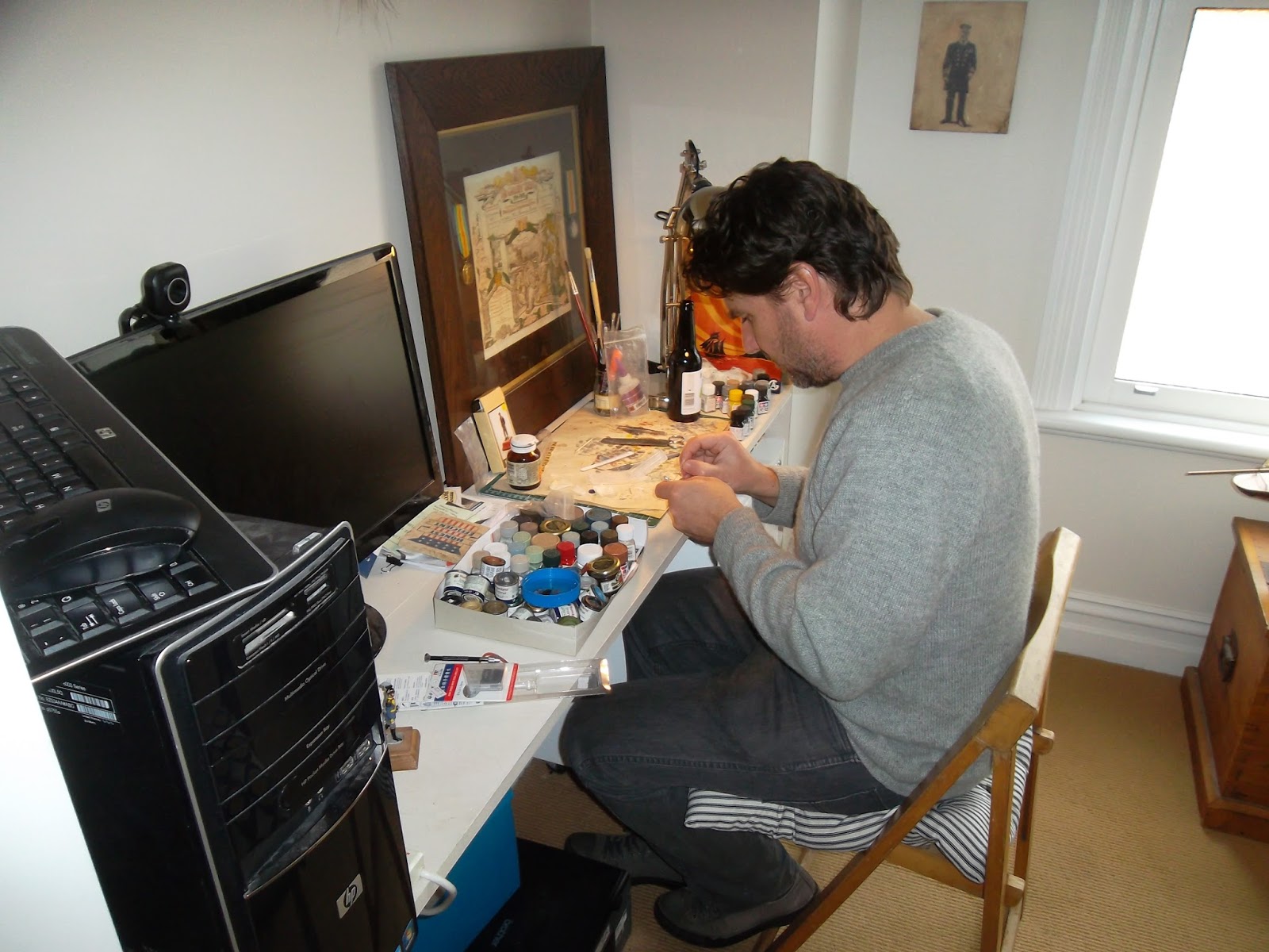 Dave's Model Workshop: A visit from my model making mate Gav
