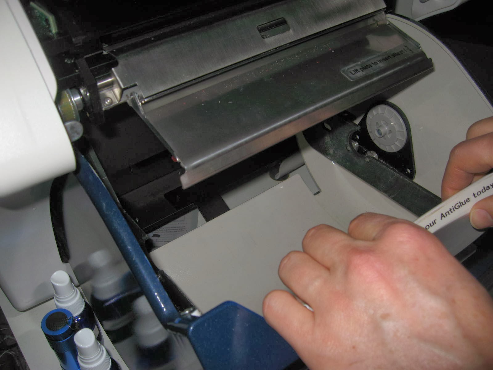 My SD300 3D Printer: Glue Smear, a super-easy quick fix