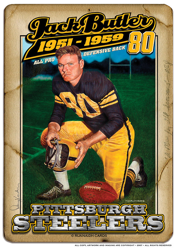 The Pittsburgh Steelers Report: Jack Butler, Steelers Hall of Famer ...