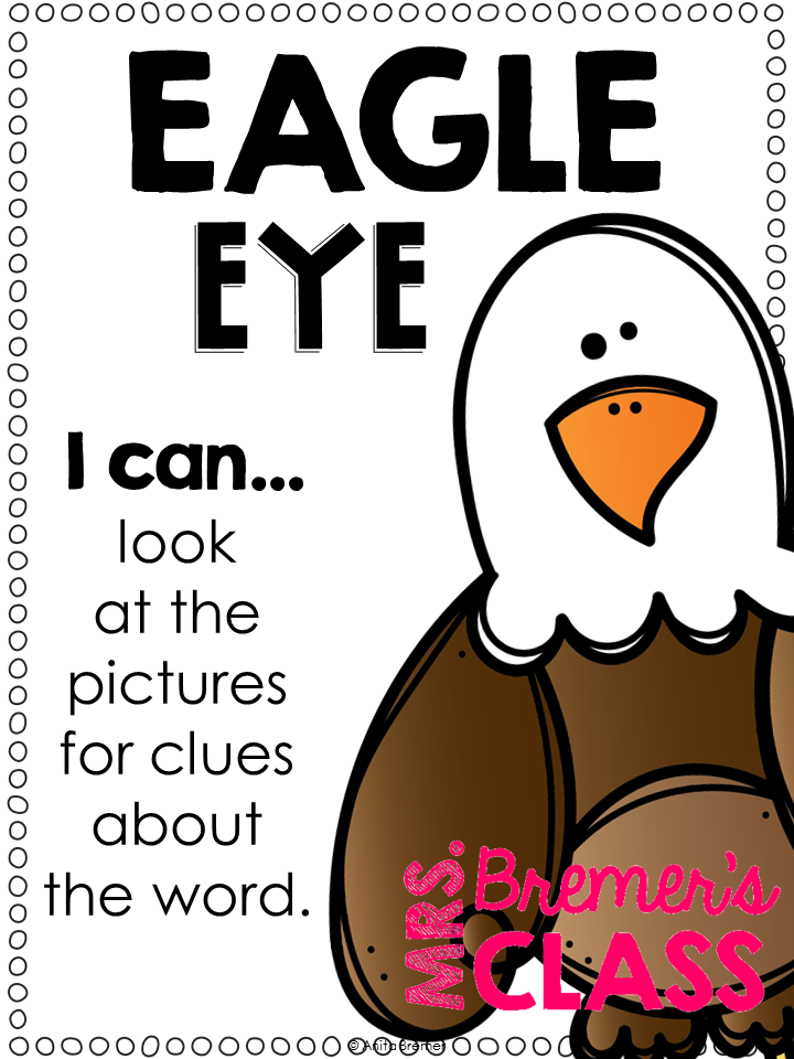 Reading Strategy I Can Statement Animal Posters | Mrs. Bremer's Class