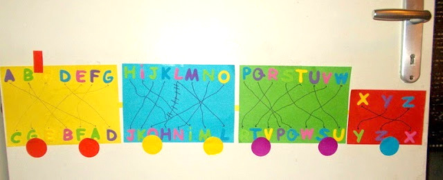 Mademoiselle-Coralie: Le petit train de l'alphabet {apprendre l ...