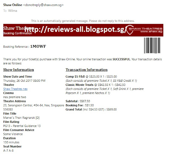 We'll Tell You - A&W Couple's Blog: Shaw Theatres (Singapore) Premiere ...