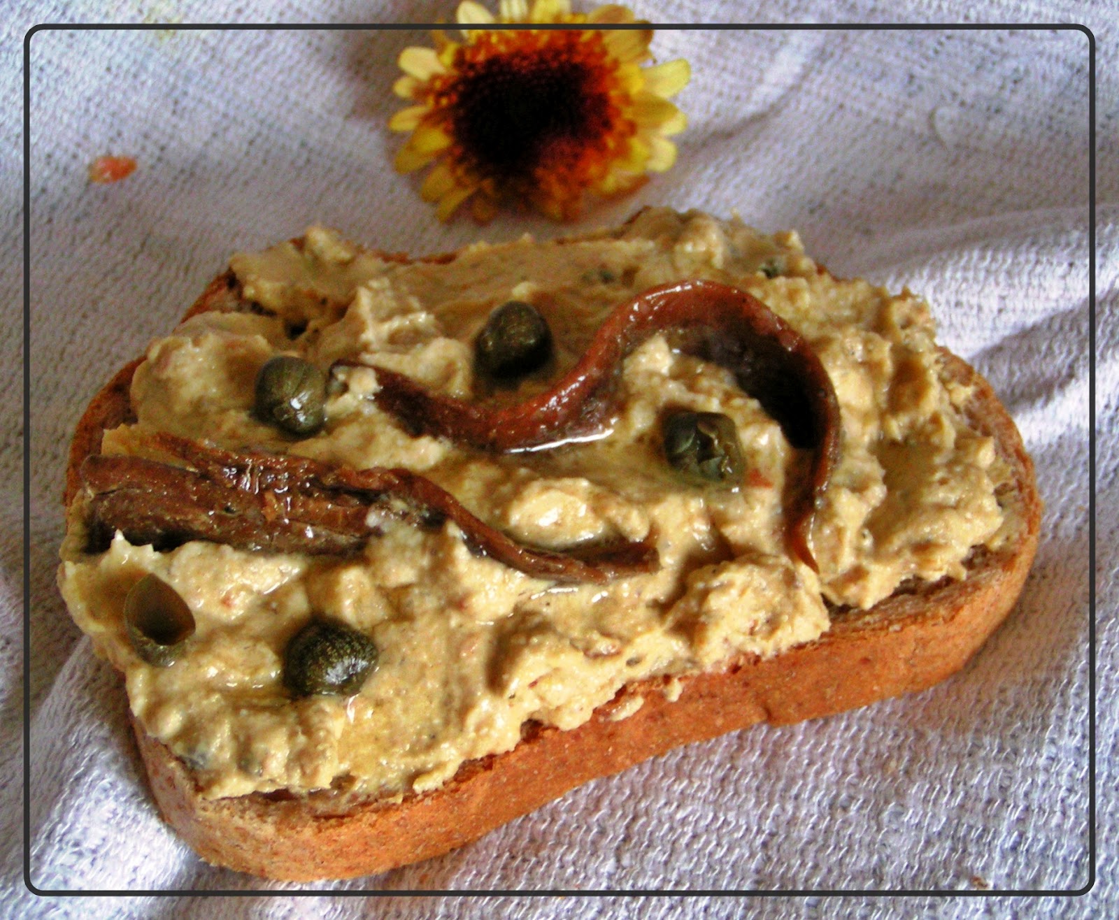 PASIUNI: TARTINE CU PASTA DE SOMON AFUMAT SI ANSOA