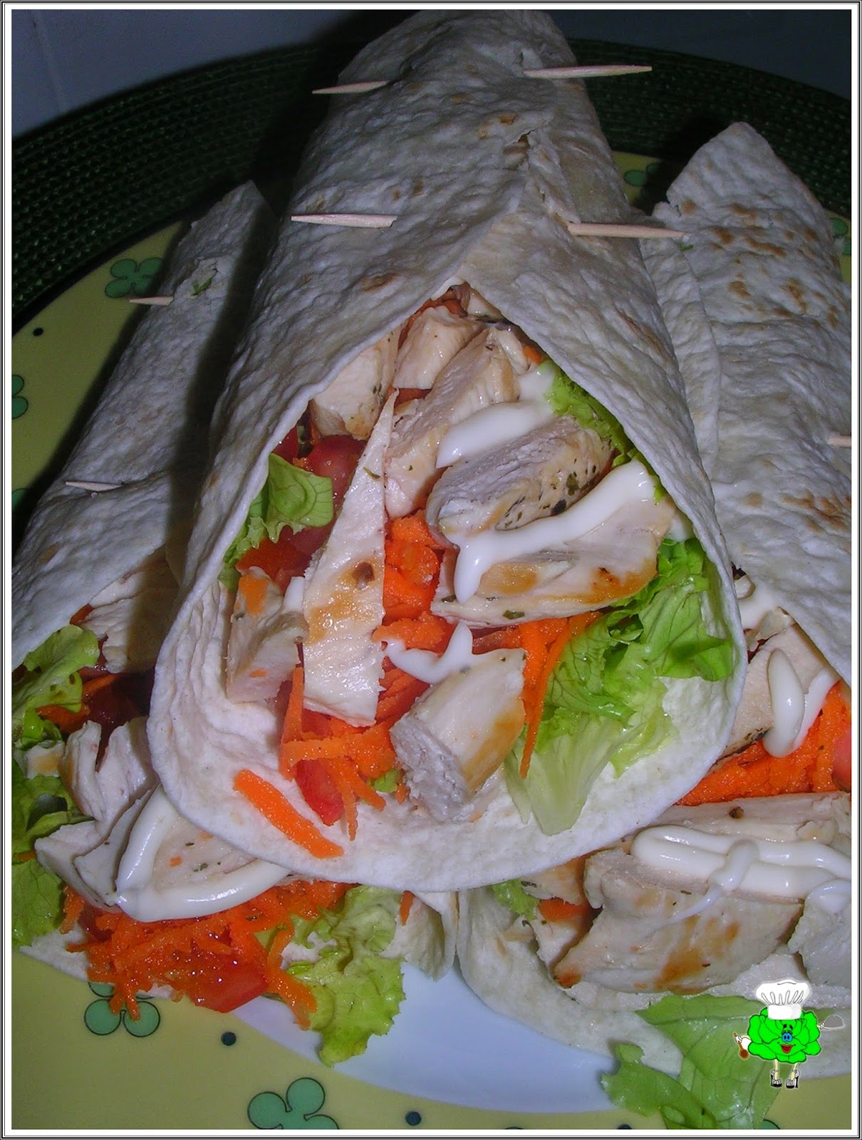 A Alfacinha: Wrap de Frango grelhado
