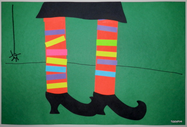 Tippytoe Crafts: Witch Legs Craft