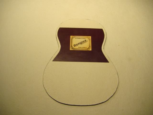 Eu Amo Artesanato: Violão de papel com molde