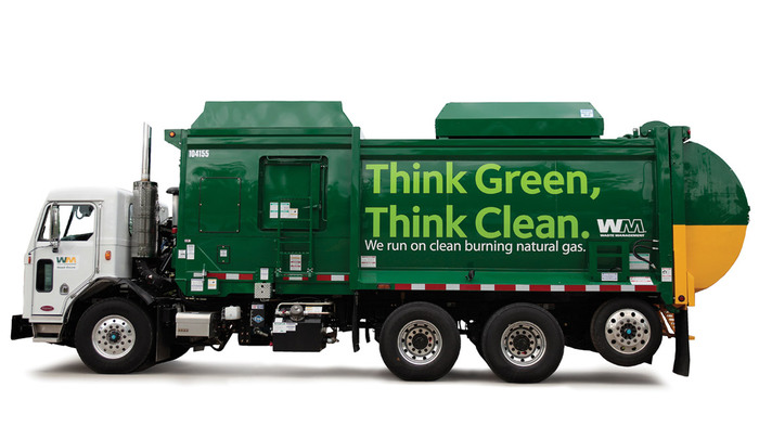 Gangsters Out Blog: Waste Management Natural Gas trucks