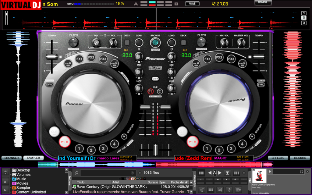 Descarga Skin Pioneer DDJ WeGO WAF v8 (VDJ8) | SKINS VIRTUAL DJ