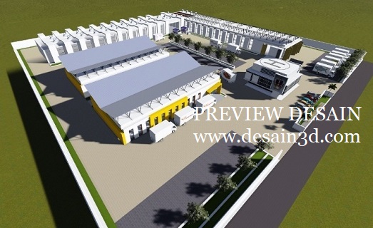 JASA GAMBAR PABRIK DESAIN GUDANG WAREHOUSE