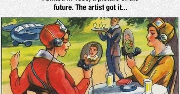 The Vulgar Curmudgeon: A Cartoon Drawing From 1930 Depicting The Future ...