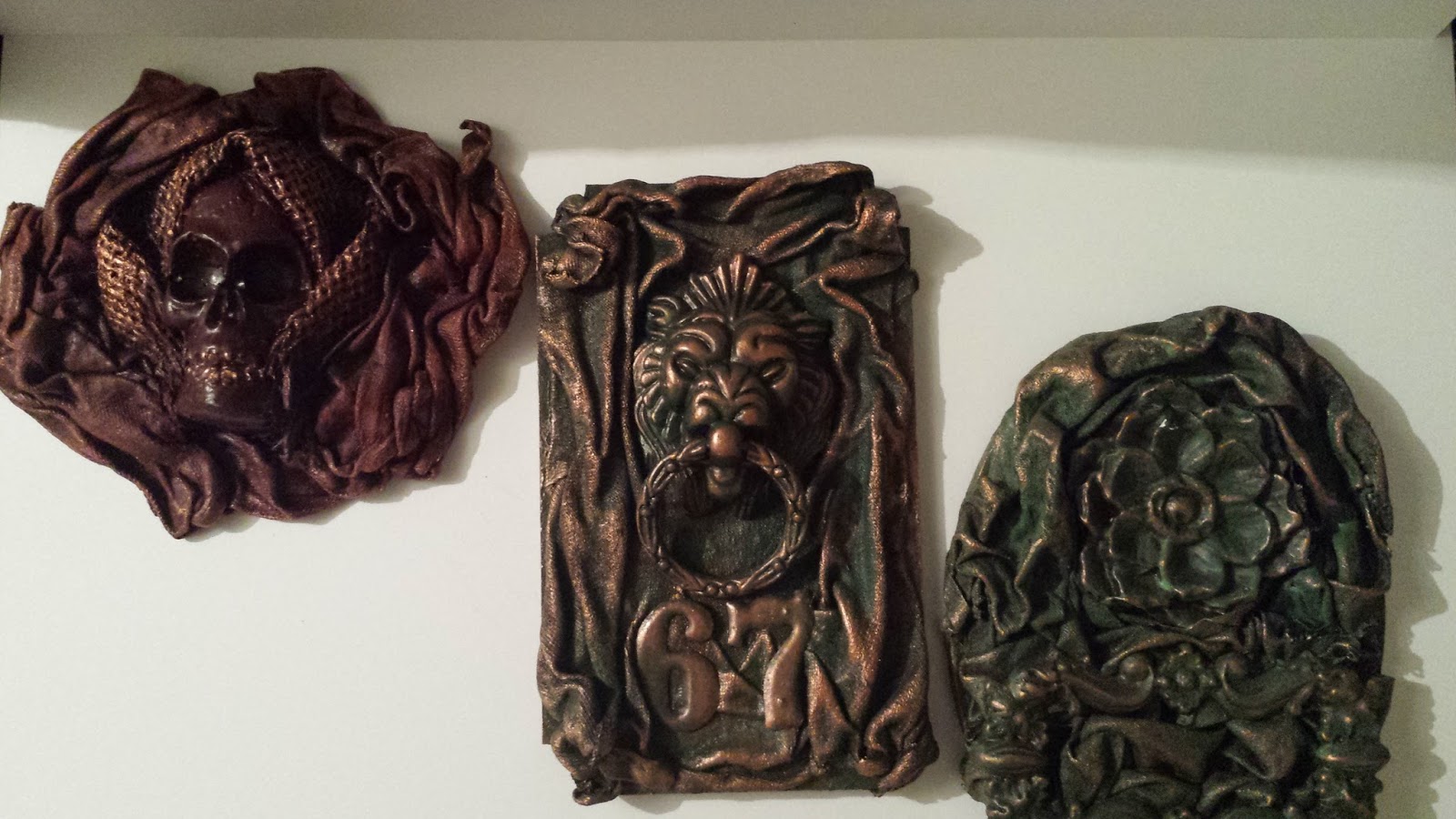 DREAMS OF VINTOPIA: Finished Powertex Mini Plaques