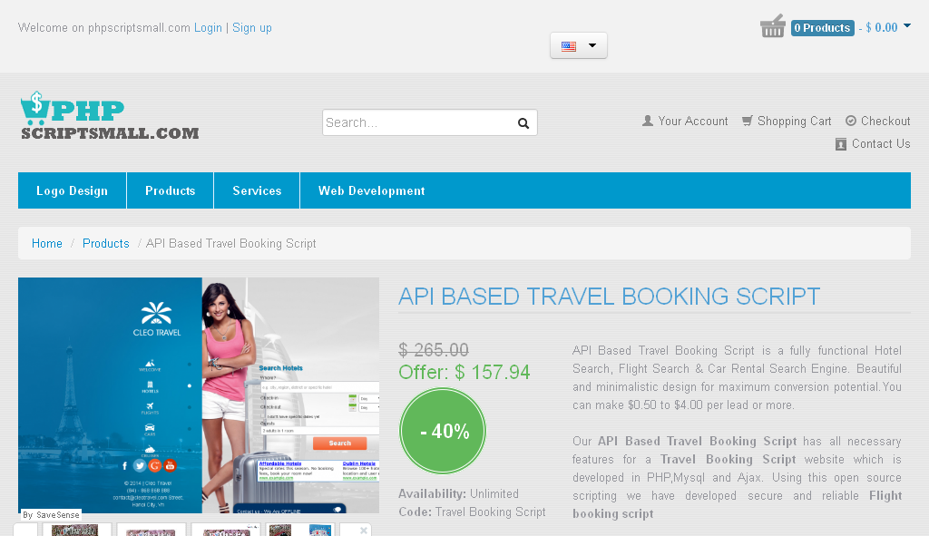 API Based Travel Booking Script, Flight and Hotel Booking Script