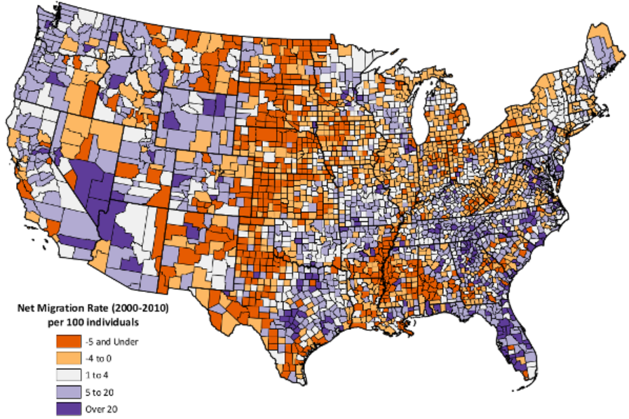 The Rural Blog: Website offers detailed, county-by-county migration ...