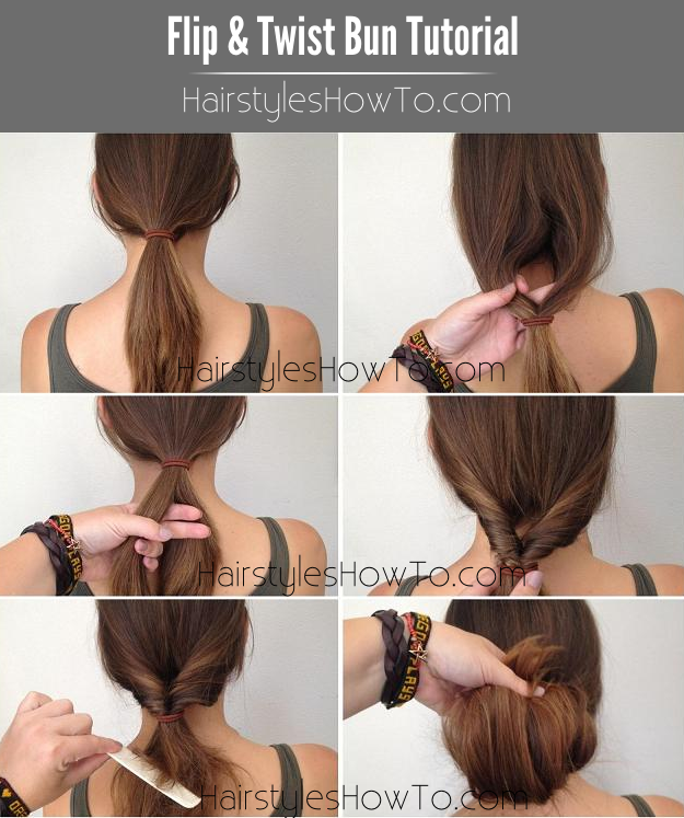 FLIP AND TWIST BUN TUTORIAL - FASHION and CULTURE