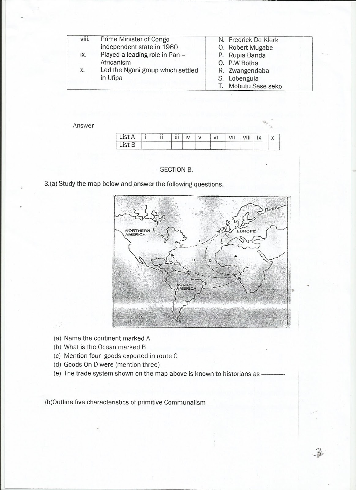 FORM THREE STUDY NOTES & PAST PAPERS BLOG: HISTORY FORM THREE MID--TERM ...