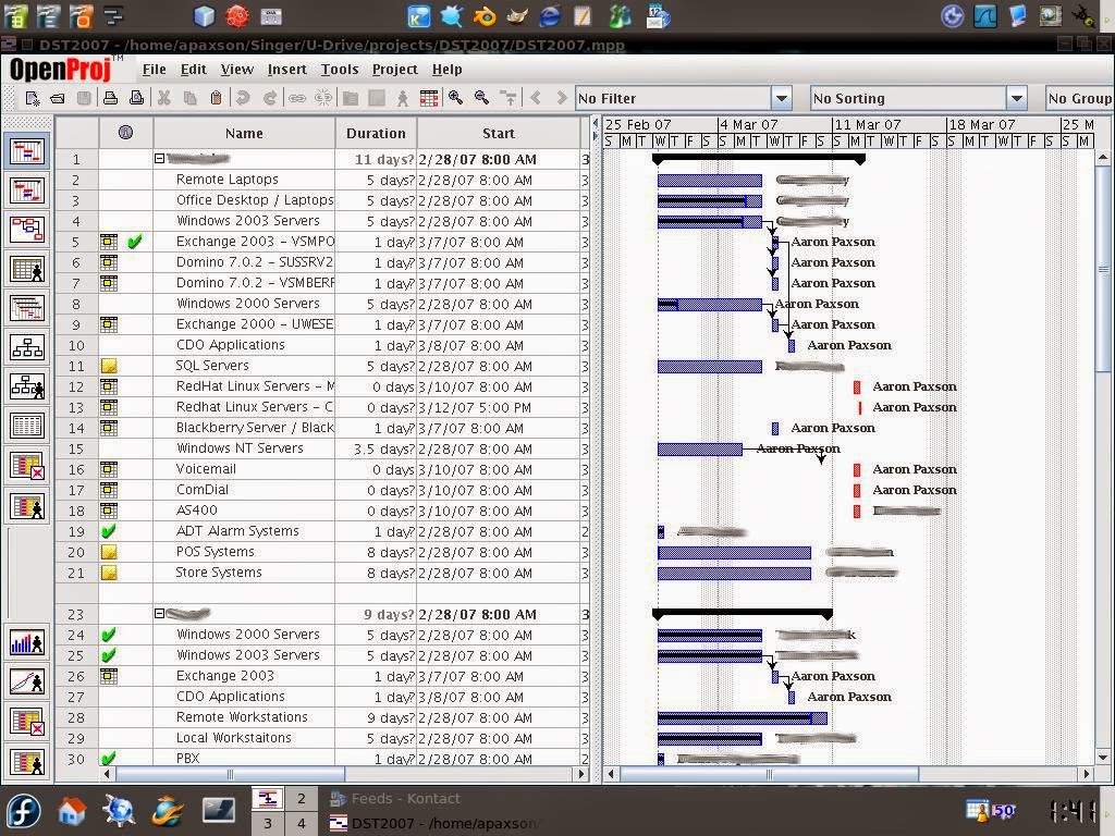 OpenProj: Organiza tu Tiempo! ~ FreeTec