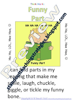 Stand Out Teaching Strategies: Reading Comprehension- Think Marks