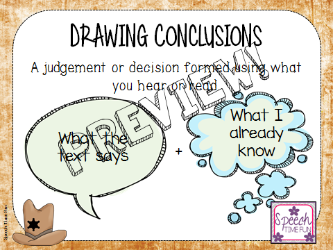 Draw Conclusions Poster