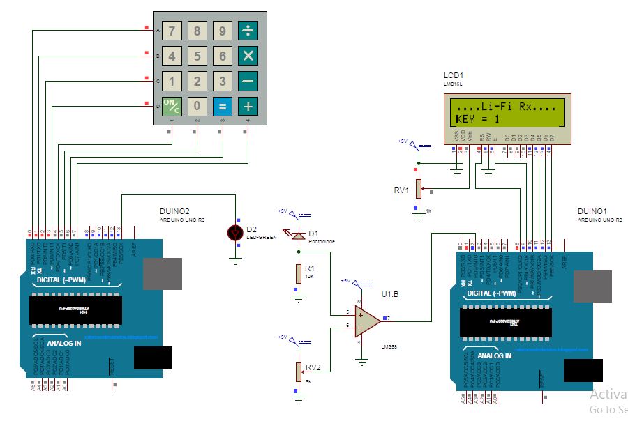DIY Li-Fi Using Arduino Uno - Mechatronics LAB- Internet Of Things