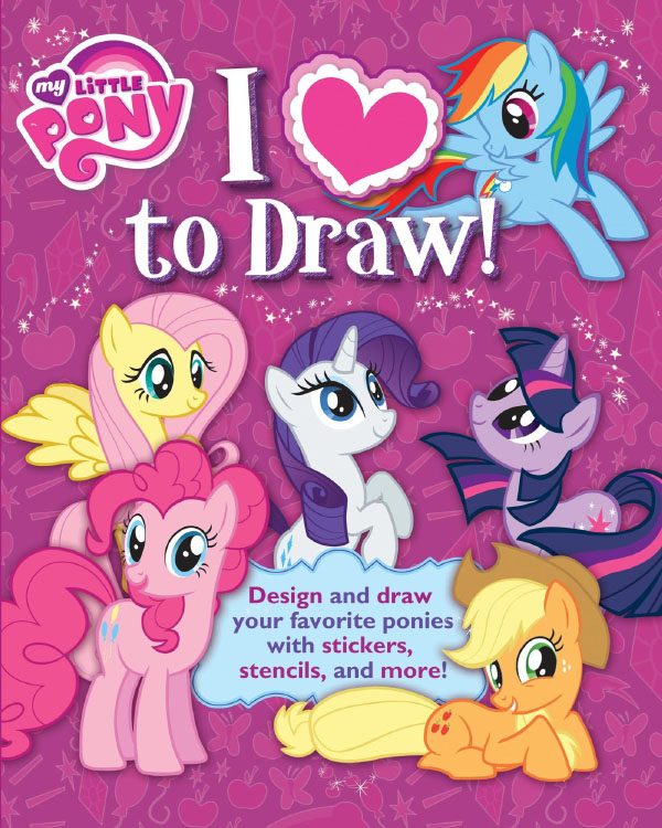 My Little Pony I Love to Draw Books | MLP Merch