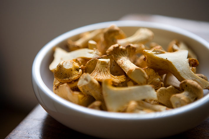 Cuisine Pratique: Cantharellen en Tuinbonen