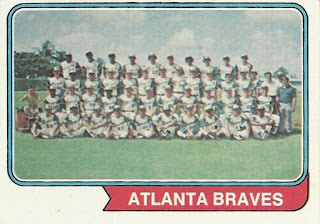 1974 Topps - Pennant Fever: #483 - Atlanta Braves/Braves Team Records