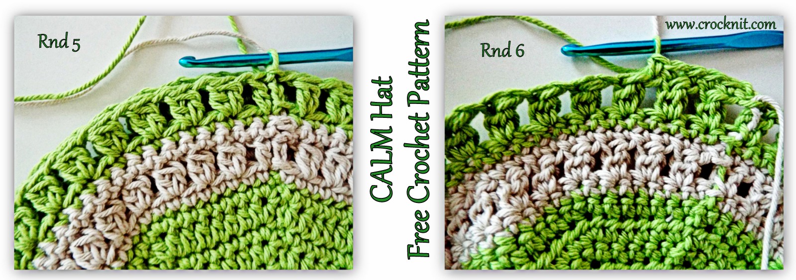 MICROCKNIT CREATIONS: SLEEP Hats Free Crochet Pattern #4 CALM HAT