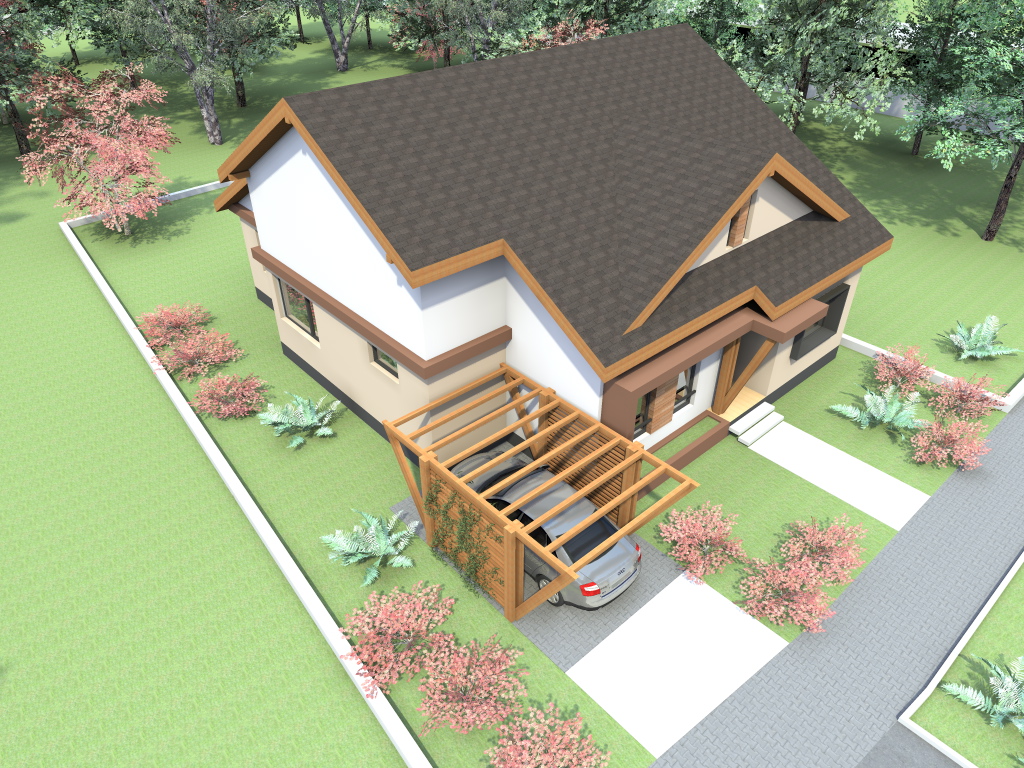 Arhiconstruct: Constructii case Timisoara. Casa A25
