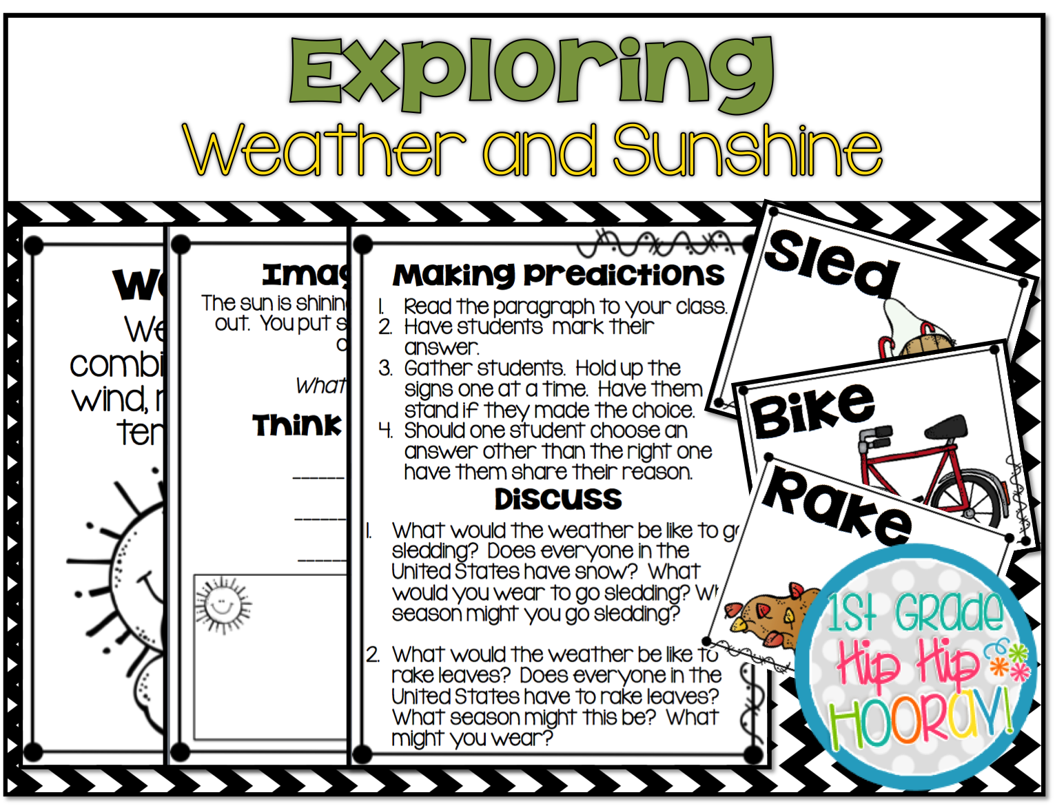 1st Grade Hip Hip Hooray!: Kindergarten NGSS