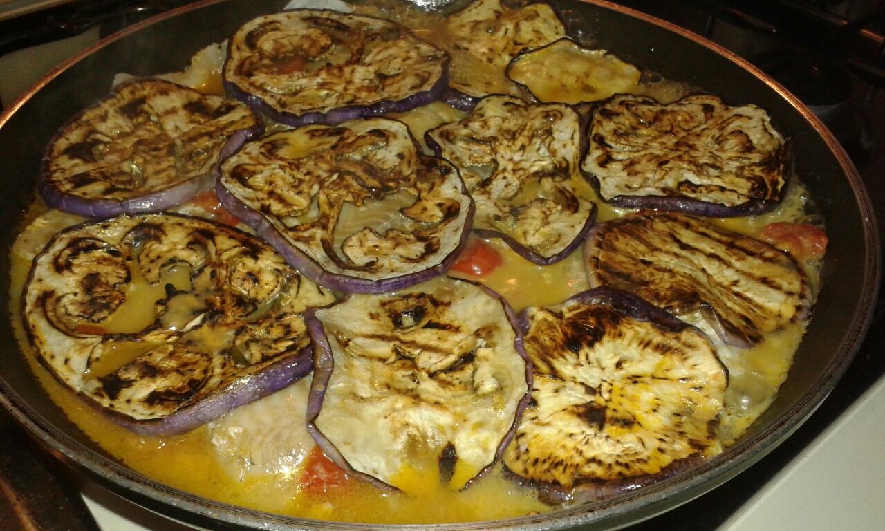 cucinaconemidio: MERLUZZO CON MELANZANE GRIGLIATE E PENNETTE PAZZE