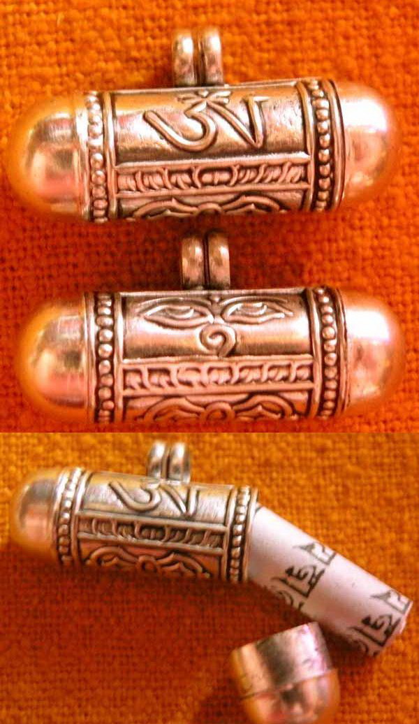 Tibetan Healing Amulet: Mantra Roll for Amulet