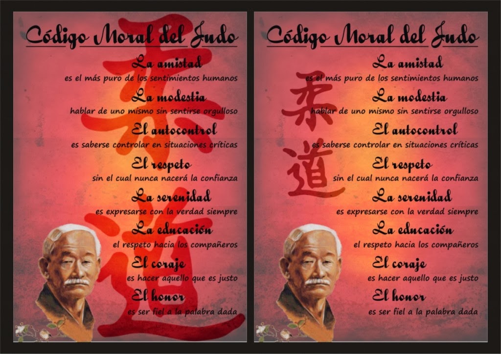 CLUB JUDO ALCAÑIZ: Codigo Moral del Judo